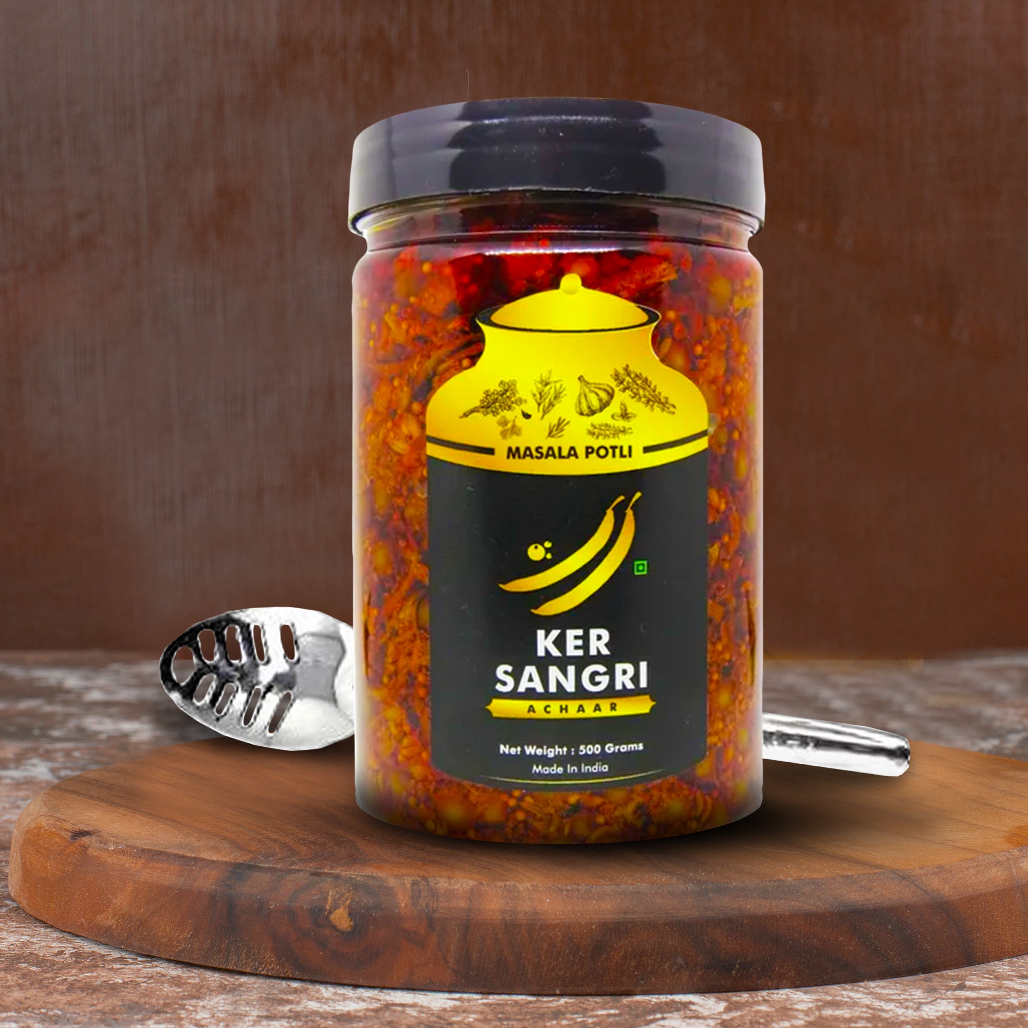 Rajasthani Ker Sangri Achar (Berries & Dried Beans Pickle) 500g ...